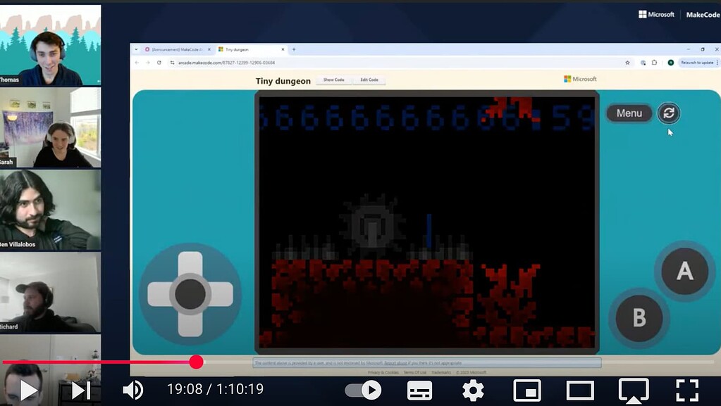 Stopwatch in tiny dungeons - Help - Microsoft MakeCode