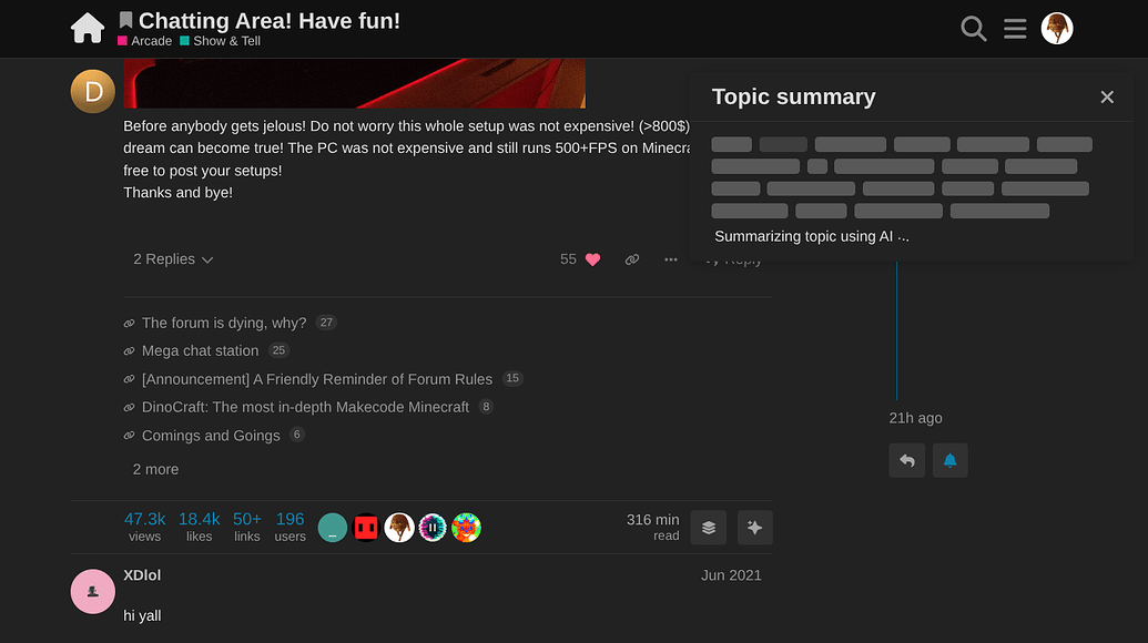 Chatting Area! Have fun! - #4822 by MeatballDev - Show & Tell - Microsoft MakeCode