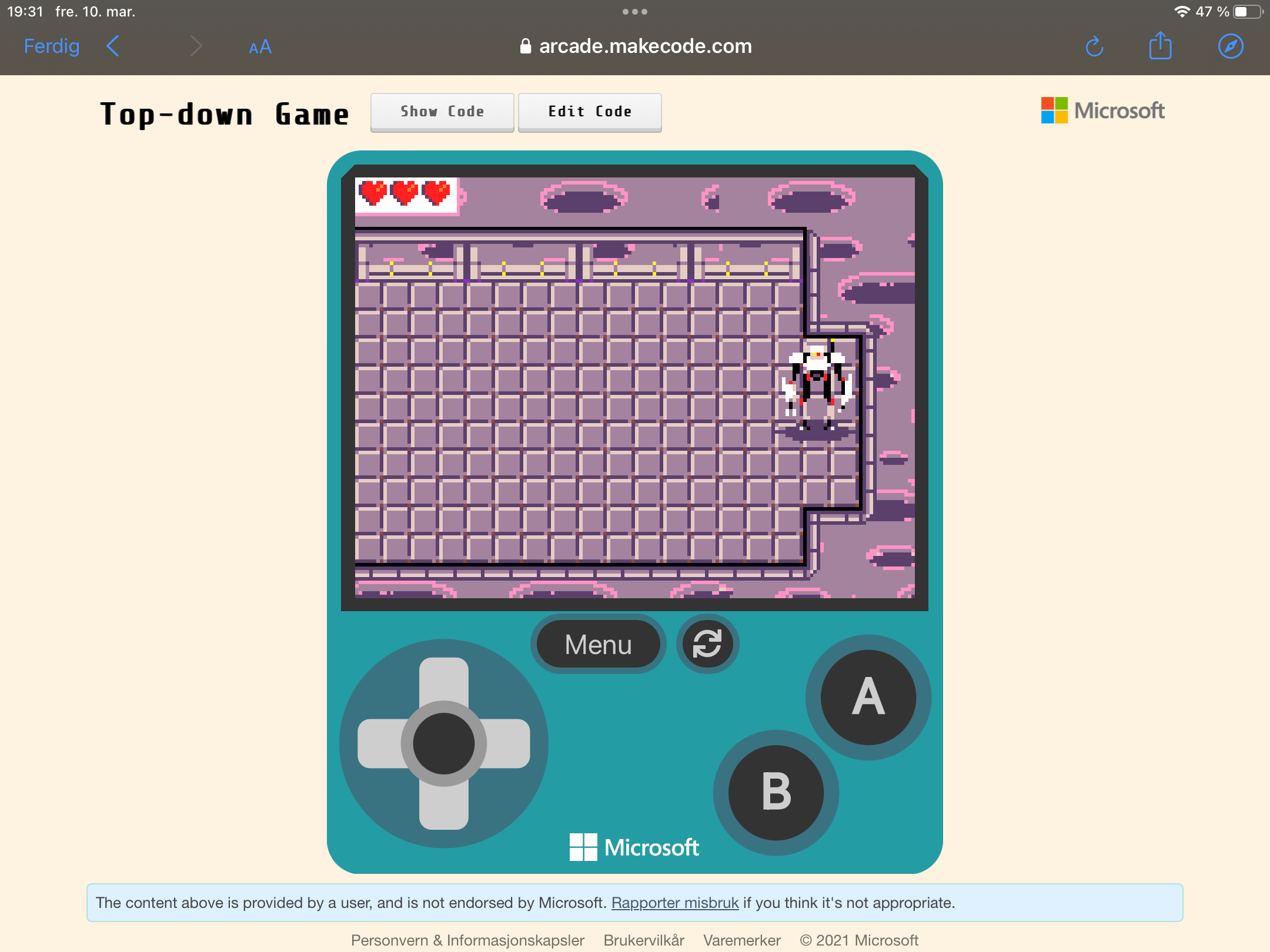 Attaching A Sprite To Another Sprite Help Microsoft Makecode