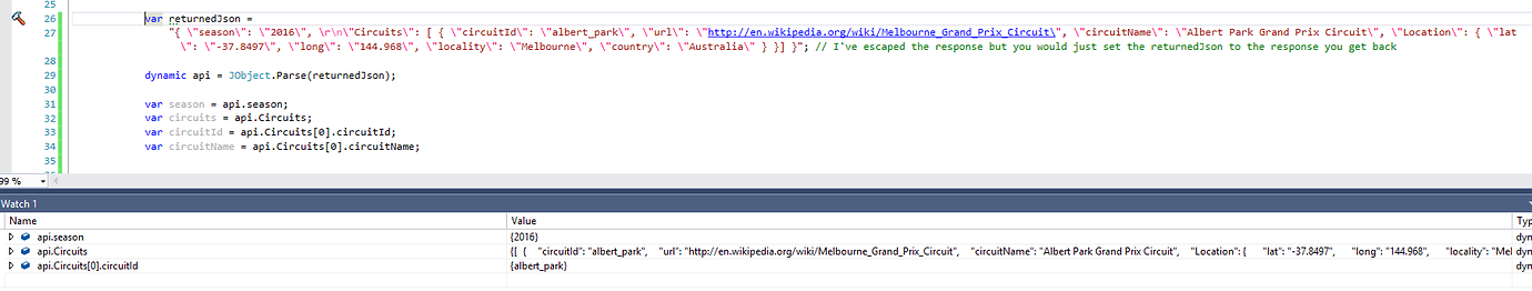 Deserializing JSON response using RestSharp - Discussions - The Club ...