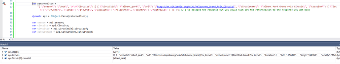 Deserializing JSON response using RestSharp - Discussions - The Club ...