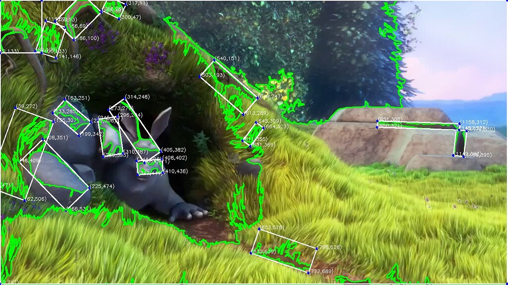 Remove unwanted contours with irregular shapes - Python - OpenCV
