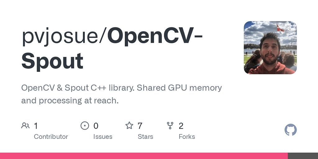 GitHub - pvjosue/OpenCV-Spout: OpenCV & Spout C++ library. Shared GPU ... GitHub - pvjosue/OpenCV-Spout: OpenCV & Spout C++ library. Shared GPU ...