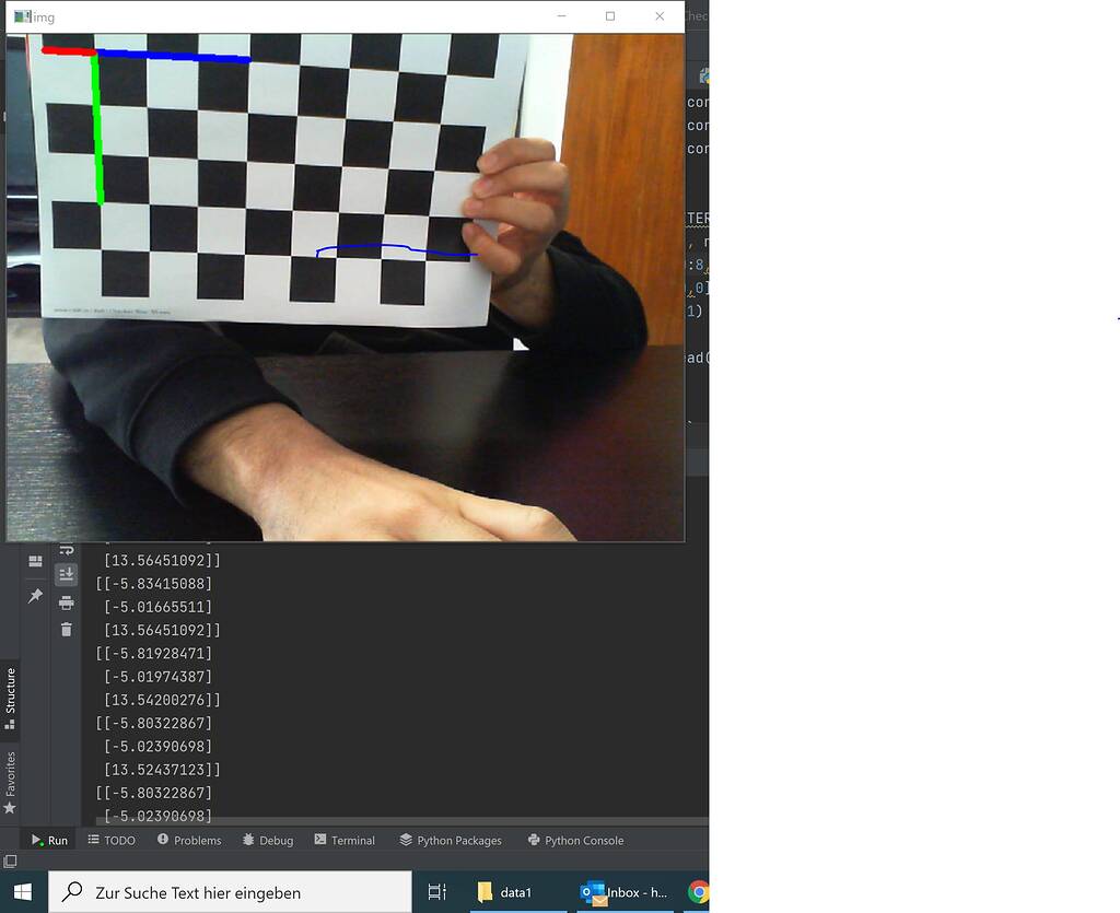 Camera Pose based on solvepnp() weird results - Python - OpenCV