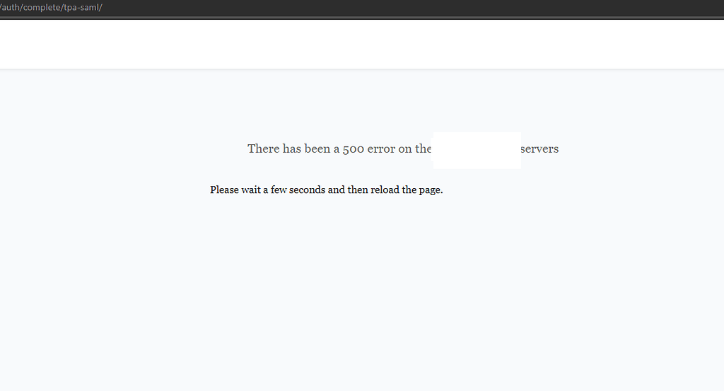 How To Fix Error Sso Saml Site Operations Help Open Edx Discussions