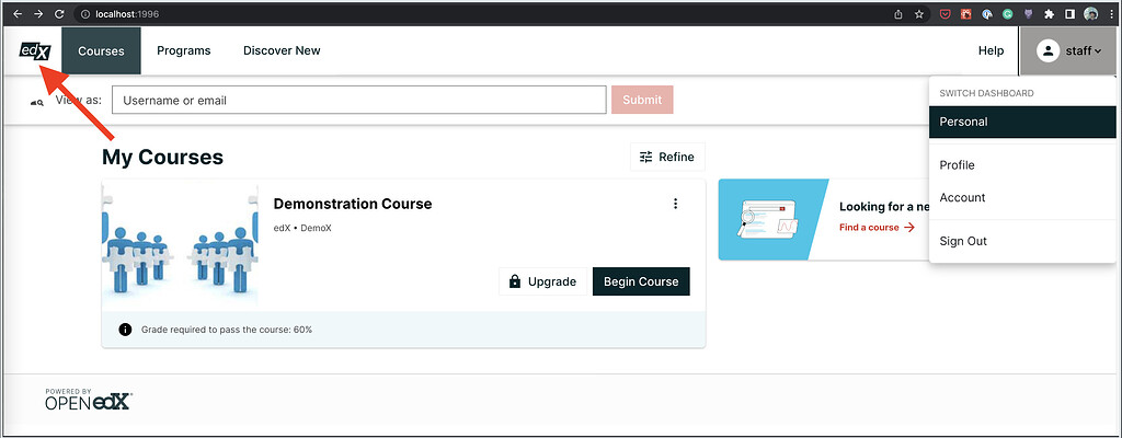 Learner's dashboard MFE is not ready for usage in community - Development - Open edX discussions