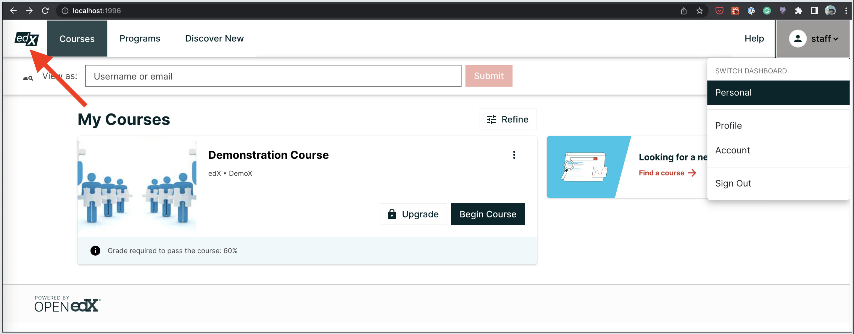 Learner's dashboard MFE is not ready for usage in community - Development - Open edX discussions
