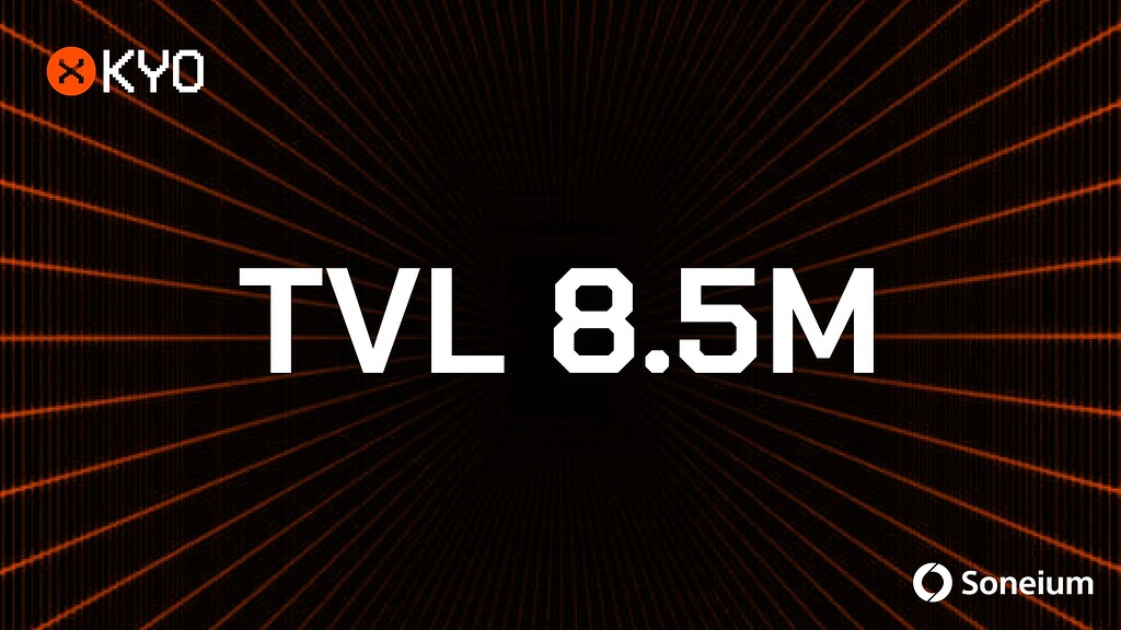 KYO is making ASTR the mainstream asset of Soneium! - Soneium - Astar Forum