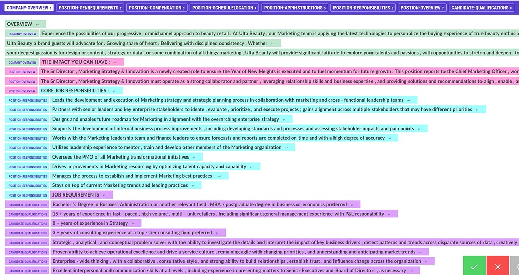 NER Annotaton Strategy - ner - Prodigy Support