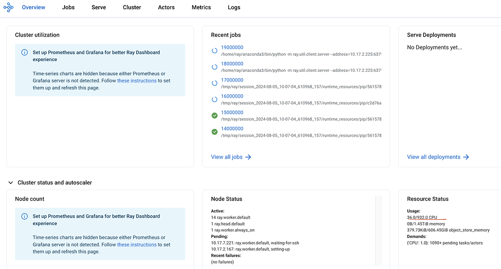 Ray tasks scheduling troubleshooting - Ray Core - Ray