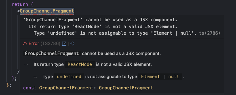 Return type is wrong for create channel function - React Native - Sendbird Community