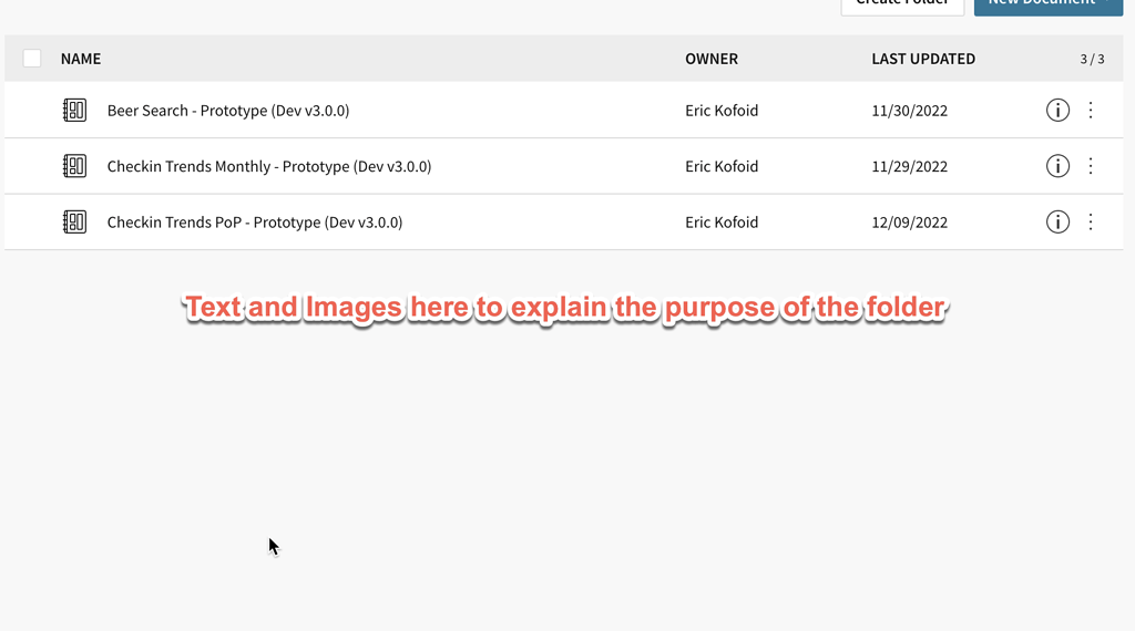 Documentation in folder view - Ideas - Sigma Community