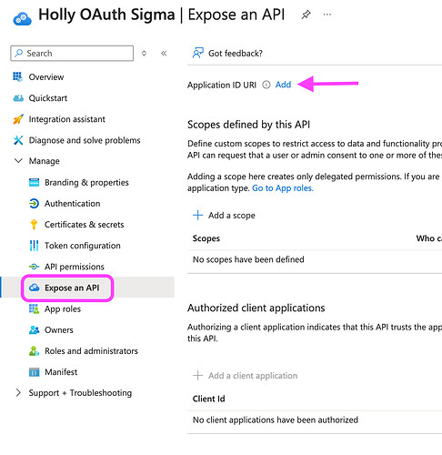 OAuth Integration With Snowflake Using Microsoft Entra (Azure) IdP - Forums - Sigma Community