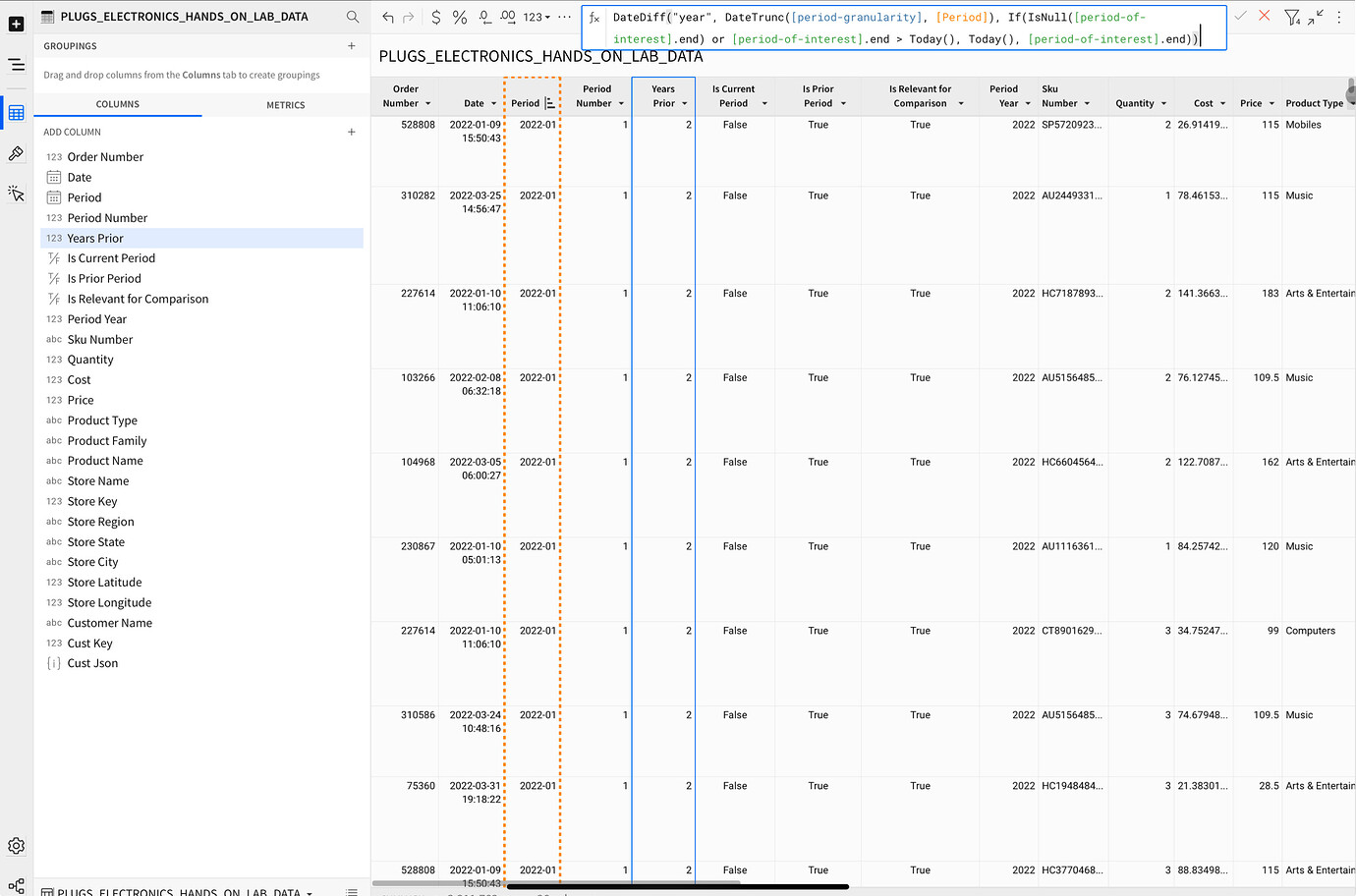 How To Create a Dynamic KPI Comparison Based On A Date Granularity/Range Selection - Knowledge ...
