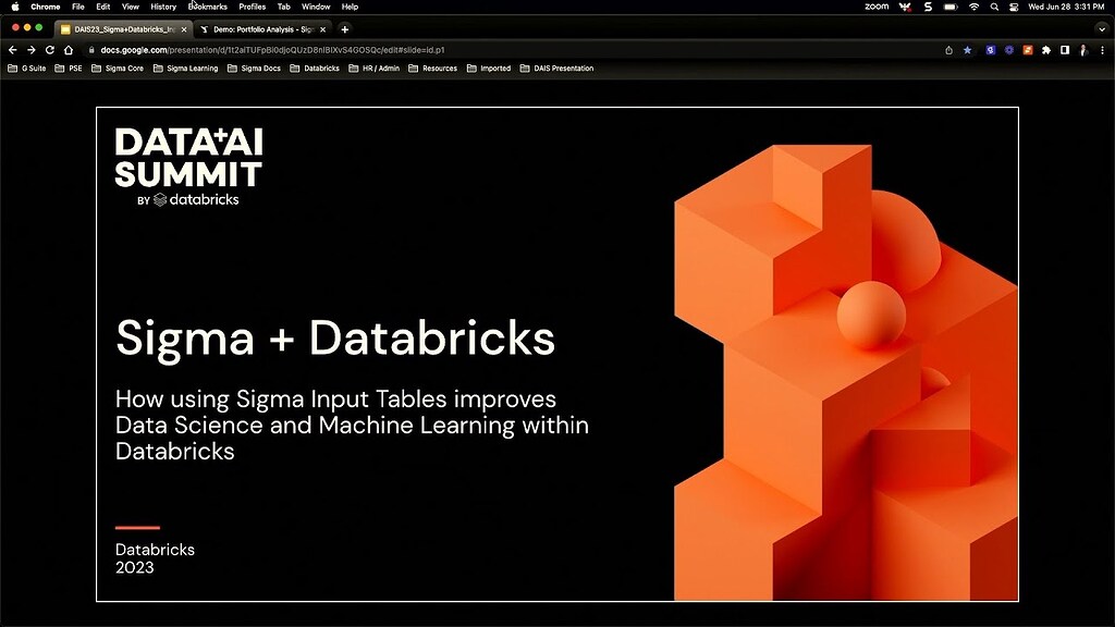 Event Summary: Unleashing the Power of Databricks and Sigma in Data Science & ML! 🚀 - Workbooks ...