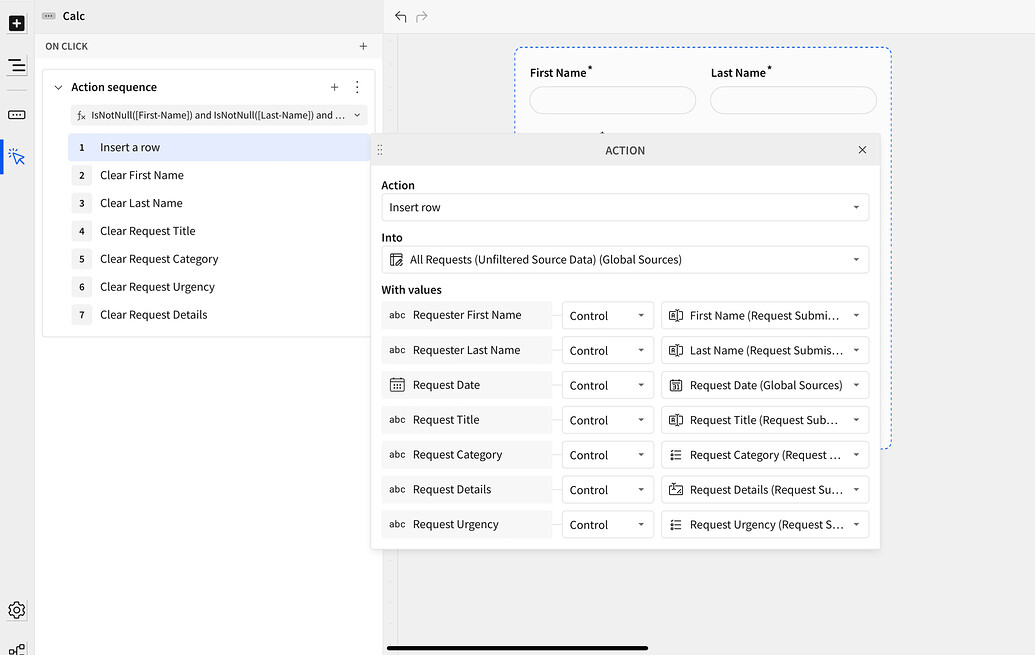 How To Build And Govern A Sigma Data Application Form With Conditional Action Sequences