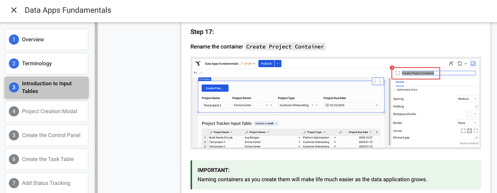 Data Apps Fundamentals - Container renaming - Forums - Sigma Community