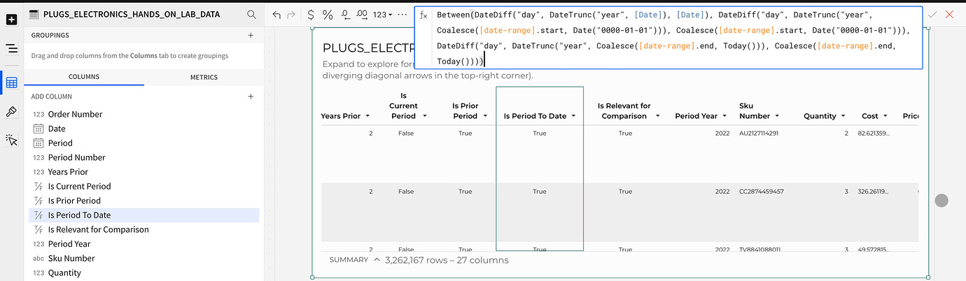 How To Create a Dynamic KPI Comparison Based On A Date Granularity/Range Selection - Knowledge ...