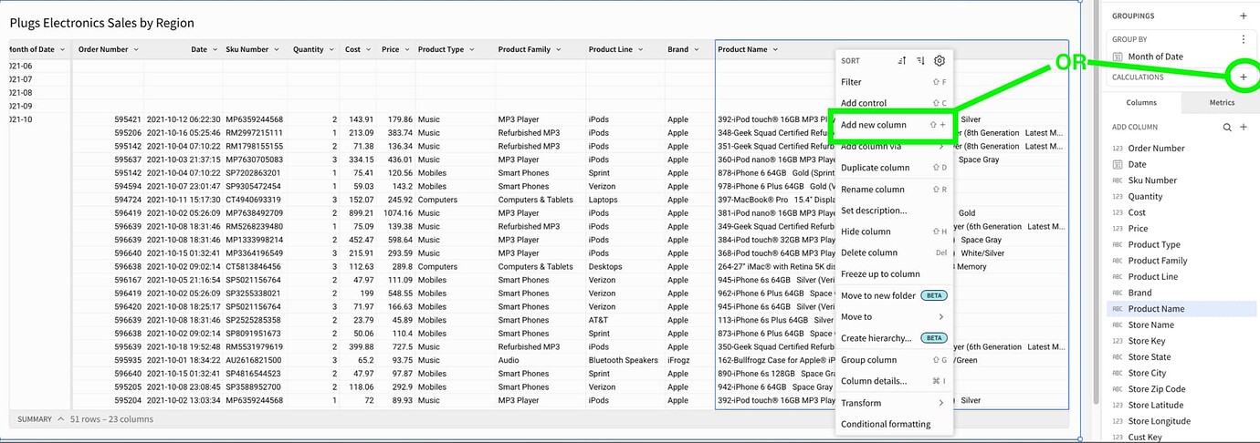 How to Use Groupings & Aggregate Calculations - Knowledge Hub - Sigma ...