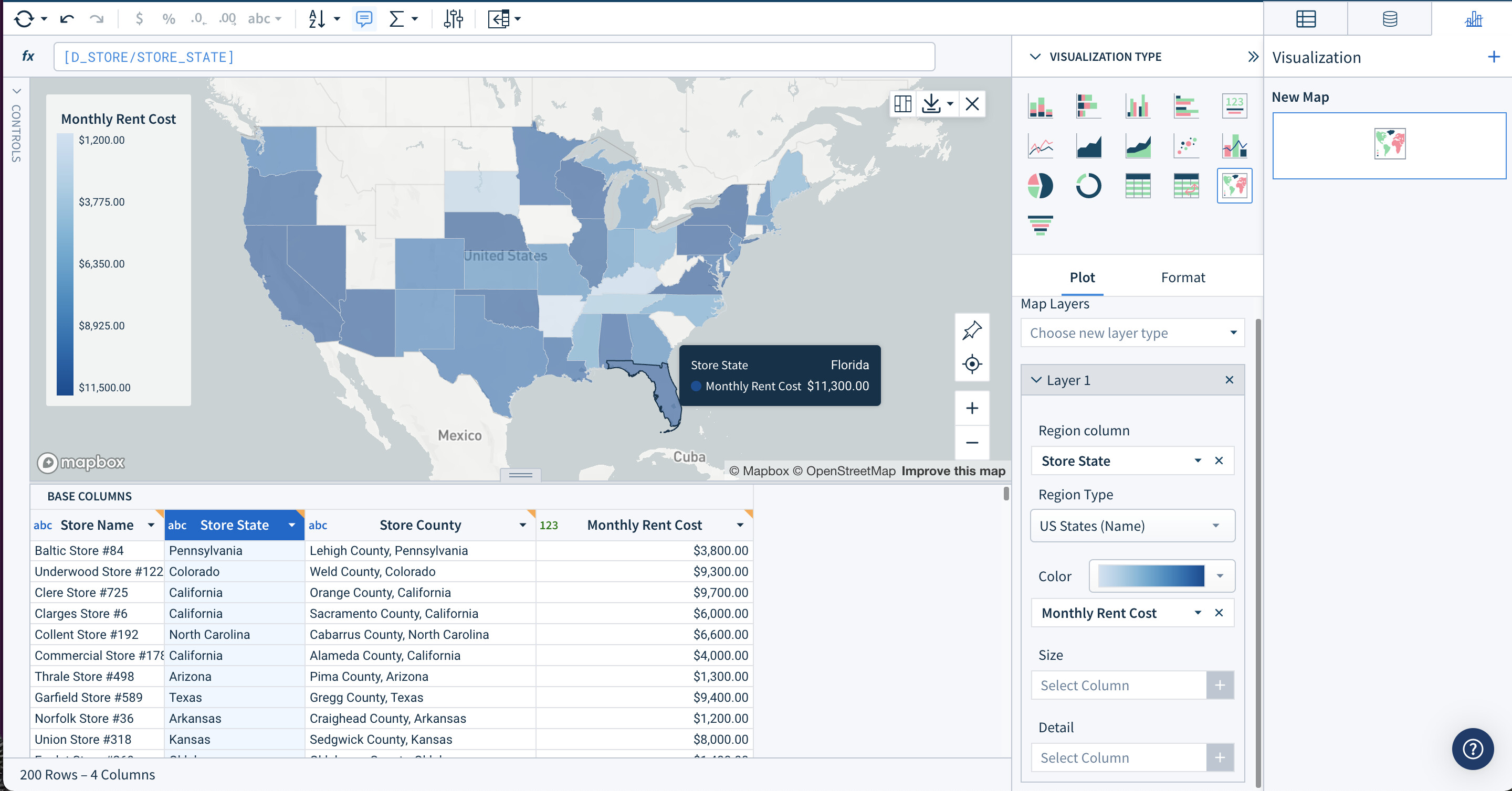 Creating maps by region - Workbooks and Visualizations - Sigma Community