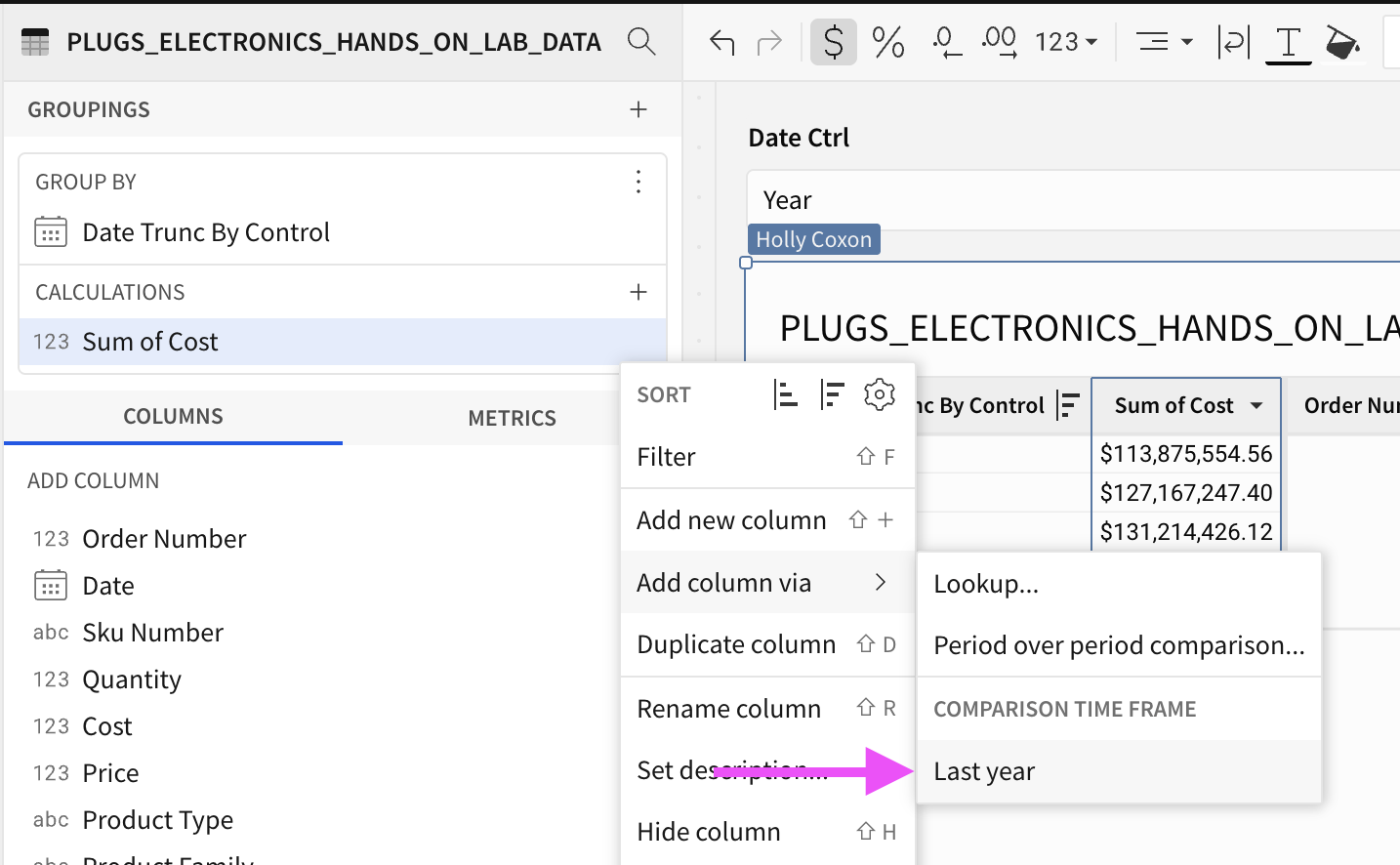 How To Create a Dynamic KPI Comparison Based On A Date Granularity/Range Selection - Knowledge ...