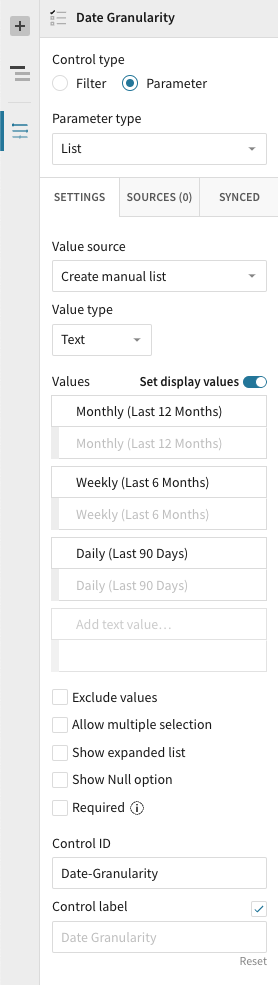 How to use a parameter to change a visualization's axis granularity and range - Knowledge Hub ...