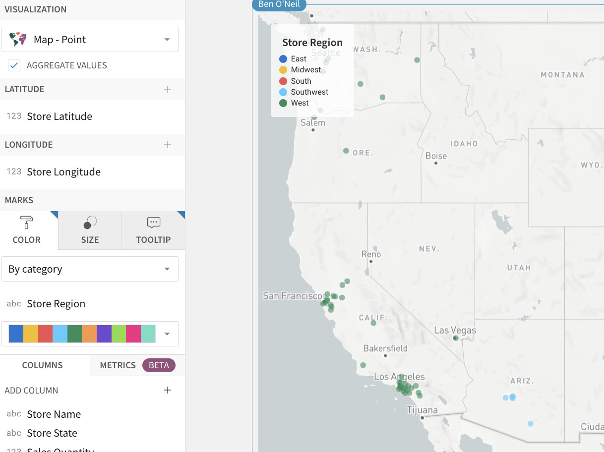 How to use conditional formatting with Point Map Charts - Knowledge Hub ...