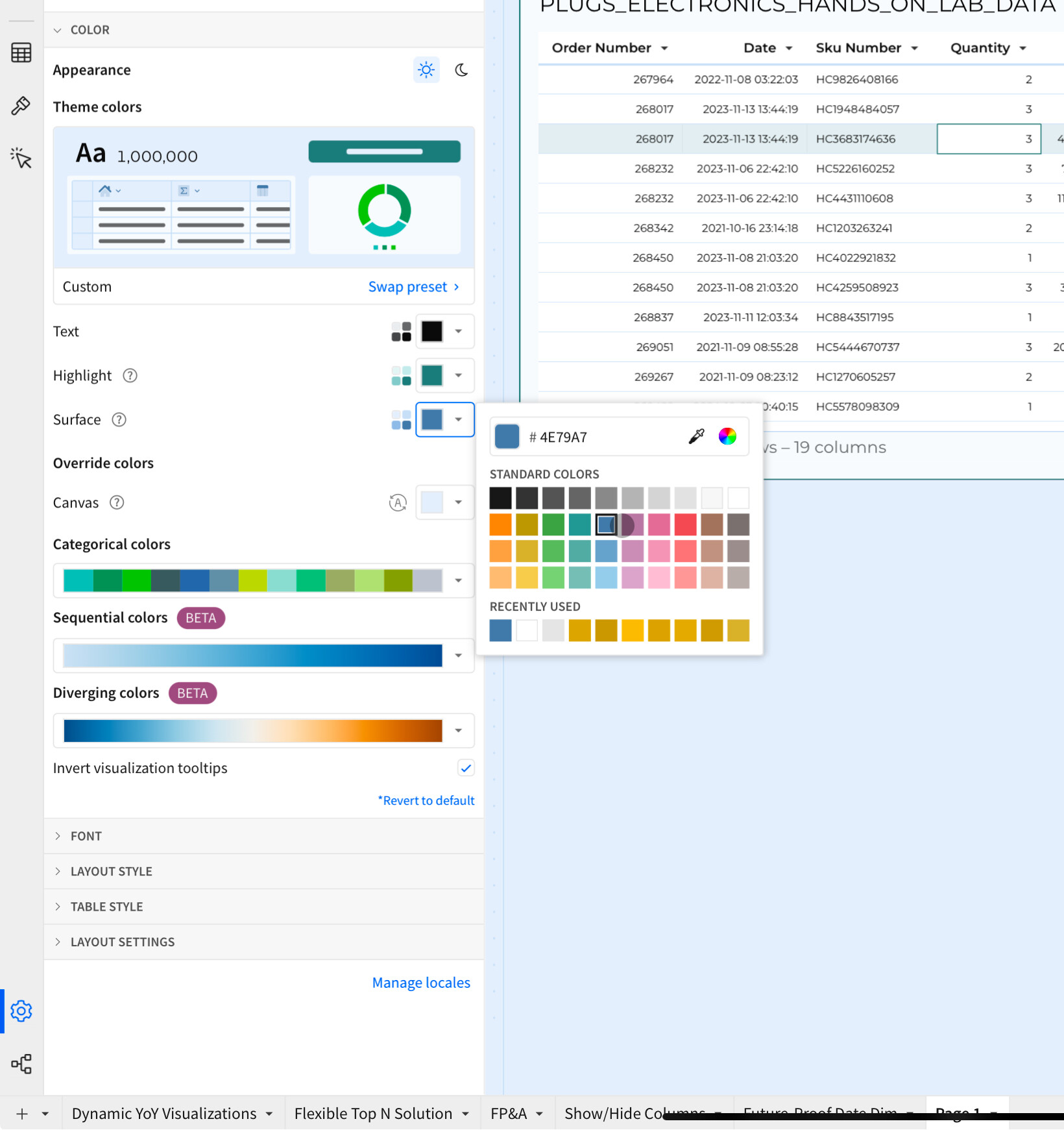 Pivot Table Formatting - Ideas - Sigma Community