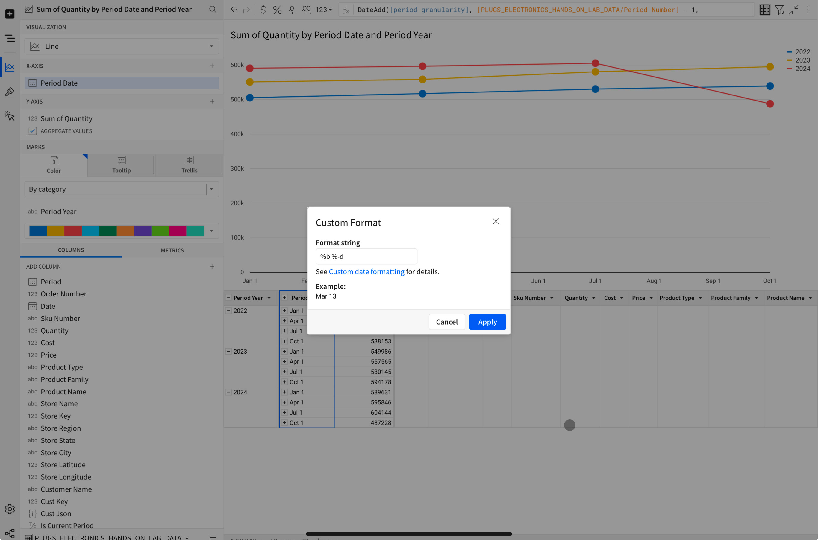 How To Create a Dynamic KPI Comparison Based On A Date Granularity ...