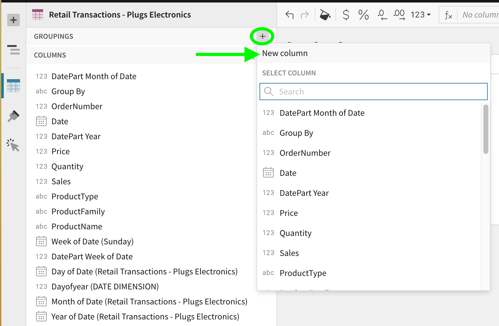 How to create dynamic table grouping using parameter control - Sigma Formulas and Functions ...