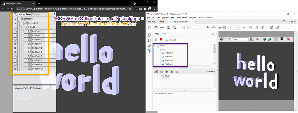 How-To: Display Model Tree, Toolbar and View in HTML - HOOPS Exchange ...