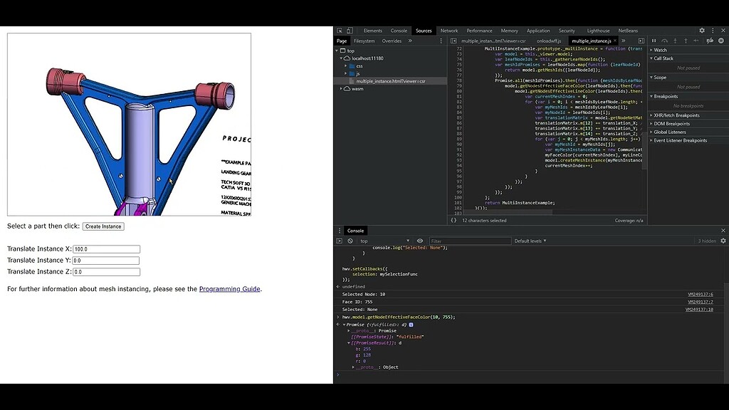 FAQ: As part of the “quick start” menu, there is the example call “Multiple Instance”. When I ...