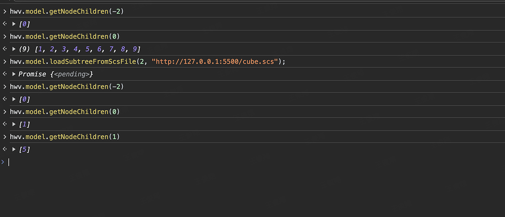 Does the loadSubtreeFromScsFile method break the structure of the tree - HOOPS Visualize Web ...