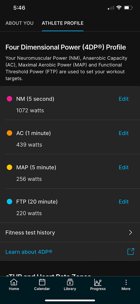 4DP Rider Type - Training - Wahoo Forum
