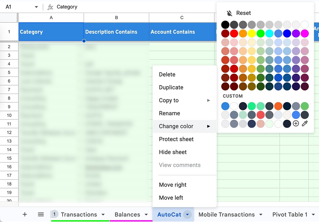 Tip: Color Coding Sheet Tabs - Helpful Tips - Tiller Community