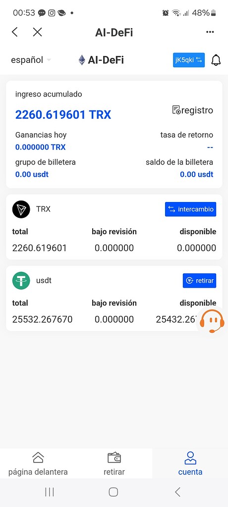 Me conjelaron los activos por no usar la billetera - TokenPocket ...