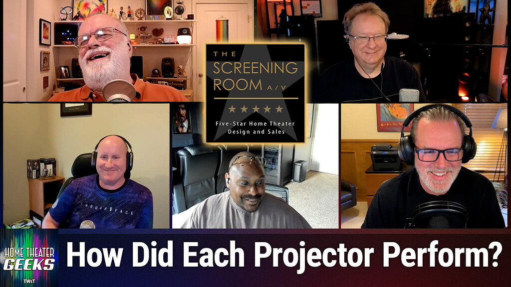 HTG 480: The Screening Room 2025 Projector Shootout Part 2 - Home ...
