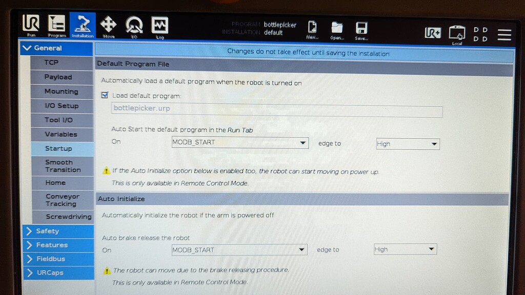 Auto-starting a default program - Technical Questions - Universal ...