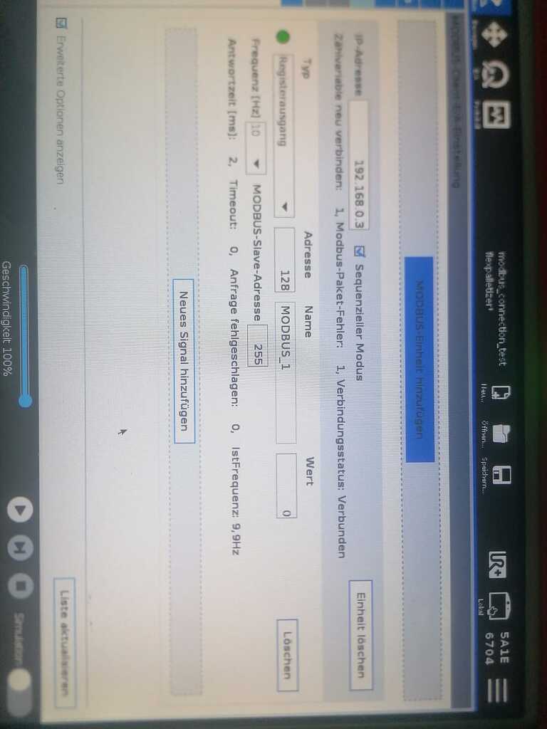 Modbus connection between Siemens LOGO and UR10e failure - Robot ...
