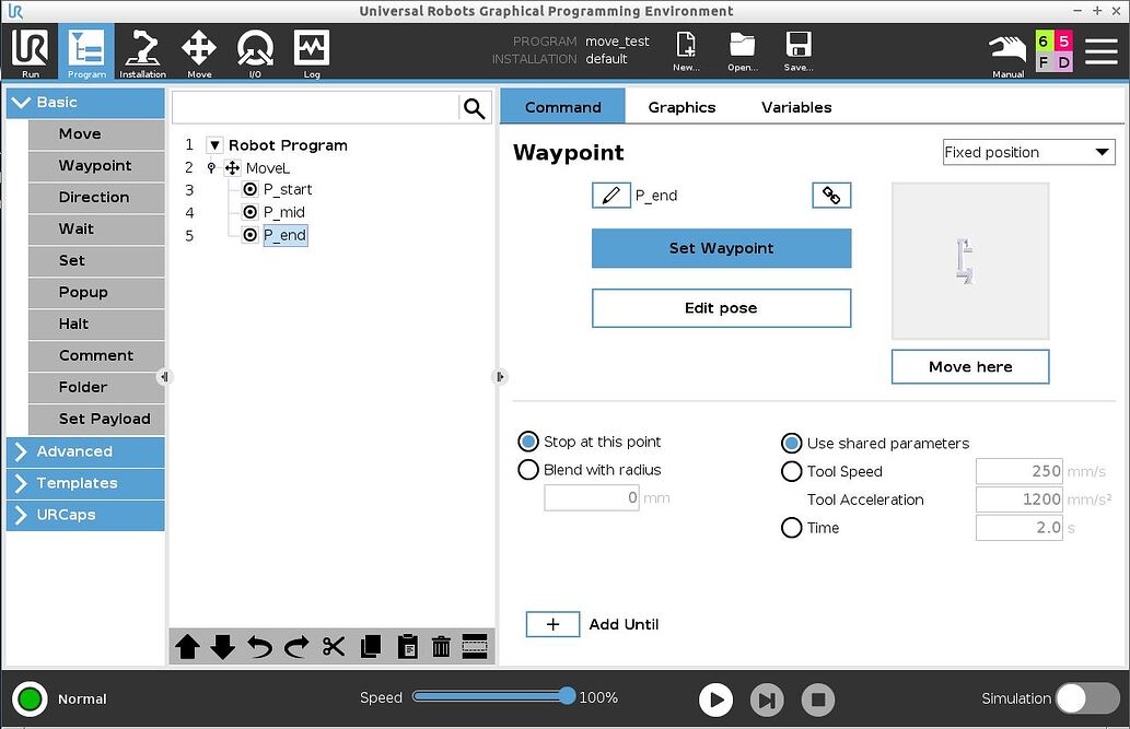 Guide and example: UR Remote Control via TCPIP - Robot Communication ...