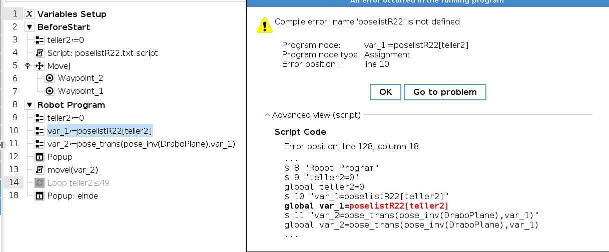 Not defined error - URScript - Universal Robots Forum