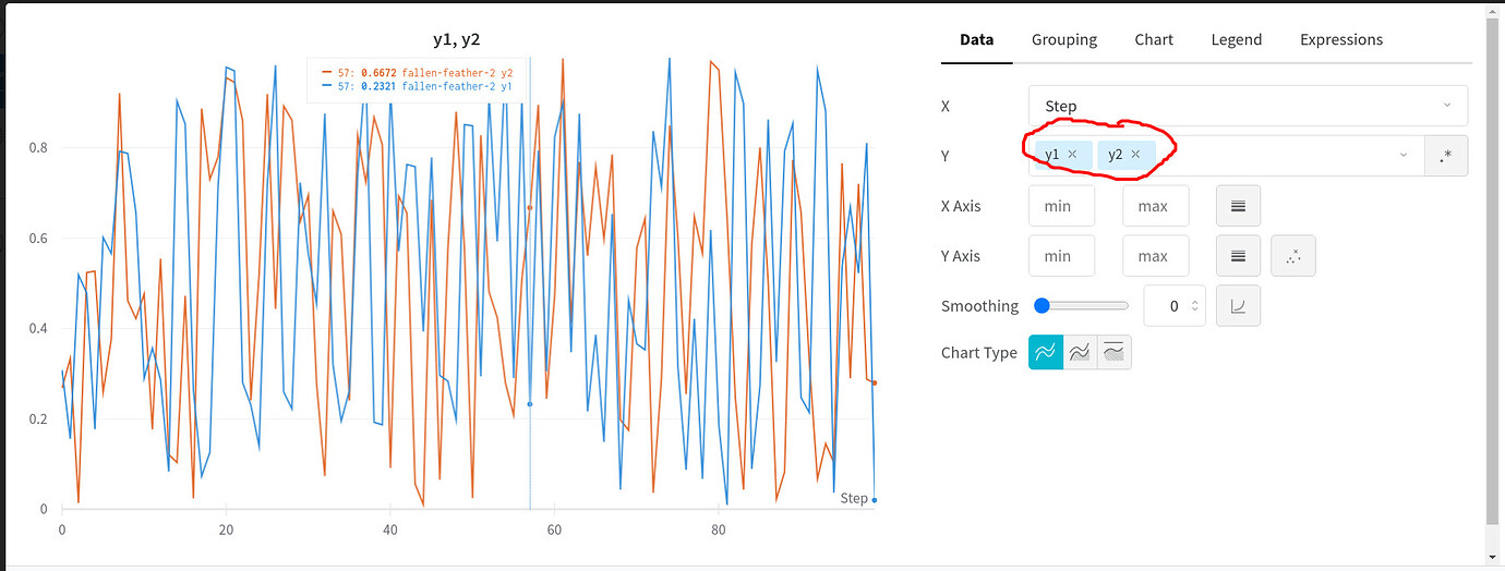 How to plot multiline in one plot with smoothing features? - W&B Help ...