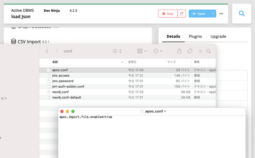 How to set apoc.import.file.enable=true? - Import / Export - Neo4j Online Community