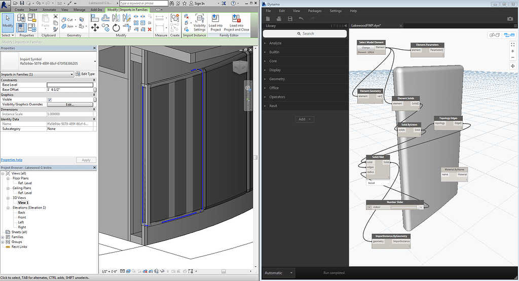 Add parameter to dynamo geometry - Revit - Dynamo