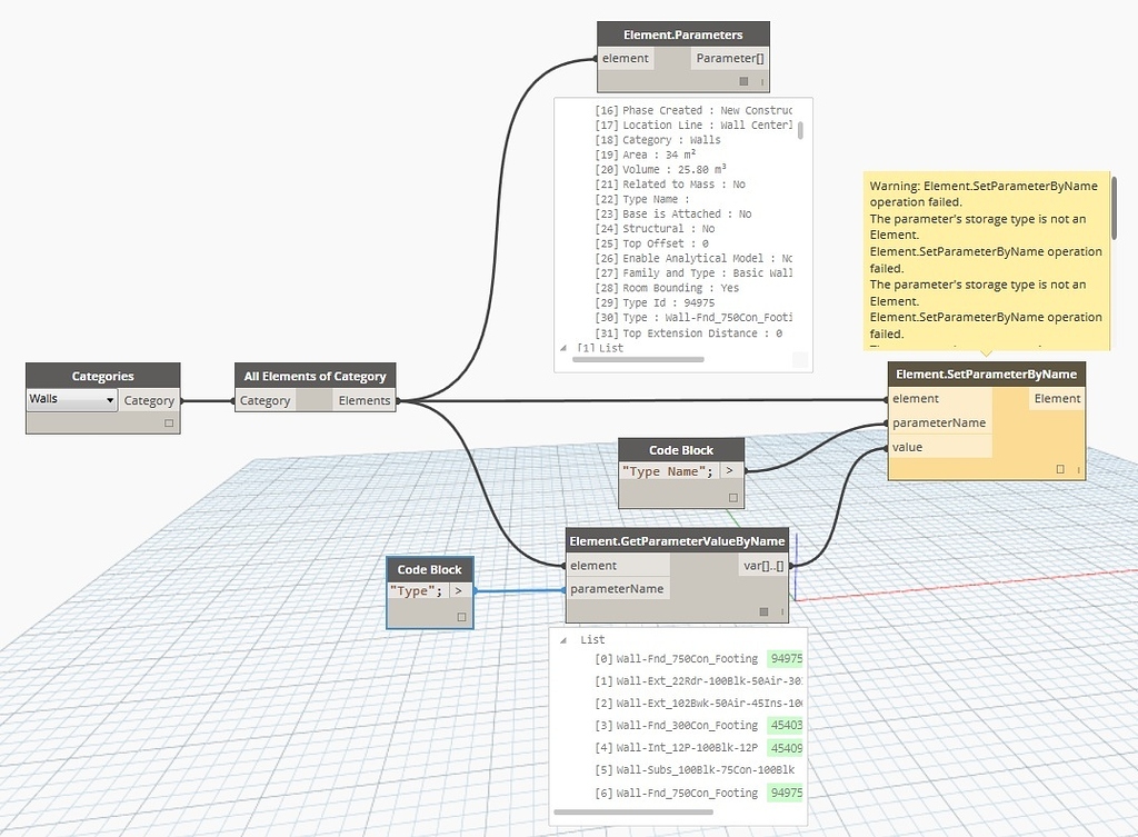 Filtering by Wall Type Using Dynamo - Packages - Dynamo