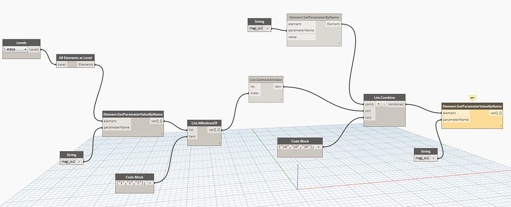 Selecting elementst by level - Dynamo