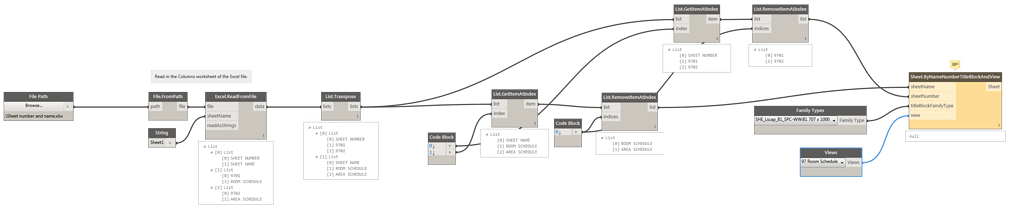 Create Revit Sheets From Excel Using Dynamo Dynamo