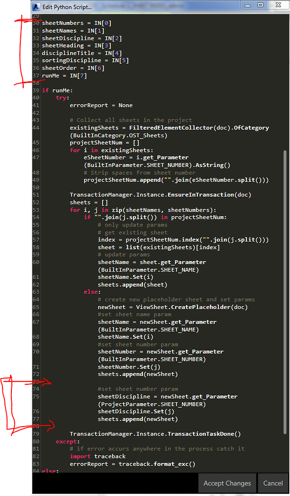 Placeholder Sheets - Excel to Revit - Packages - Dynamo