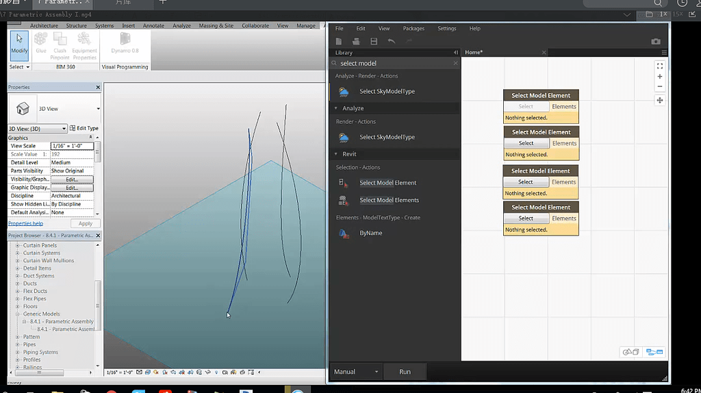 How to select model element in the revit? - Revit - Dynamo