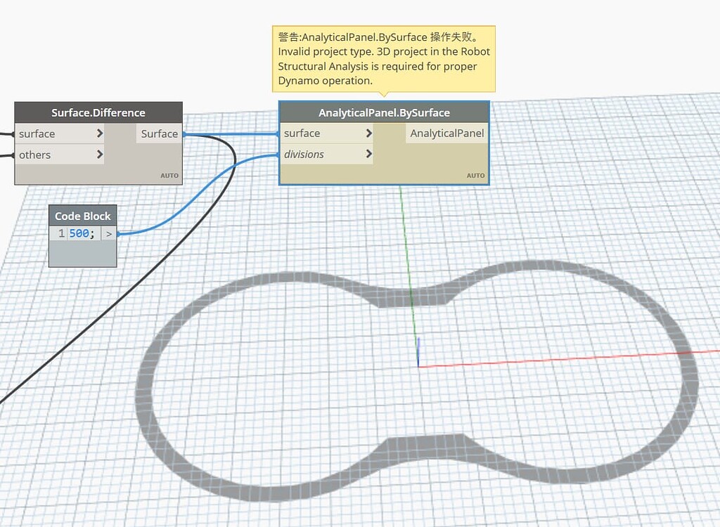 Fail to create Analytical Panel in Robot by Dynamo - Robot Structural Analysis - Dynamo